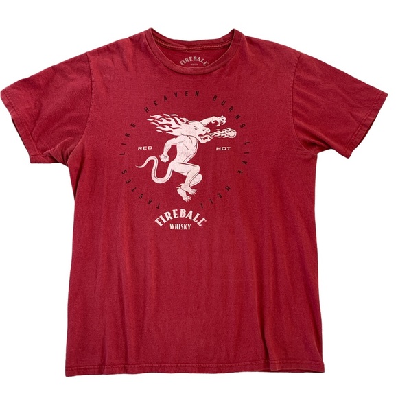fireball | Shirts | Fireball Whiskey Red Hot Devil Tshirt | Poshmark